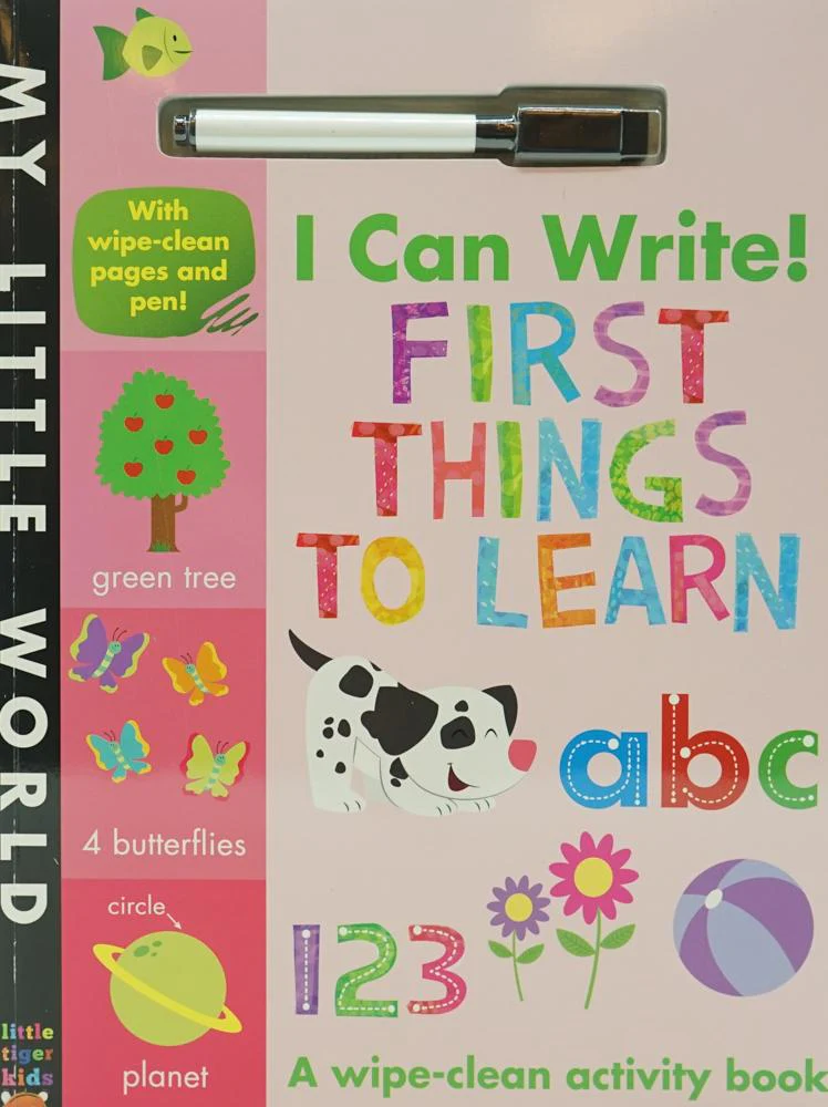 Can Write! First Things to Learn ABC 123 (inc pen) - პარნასი